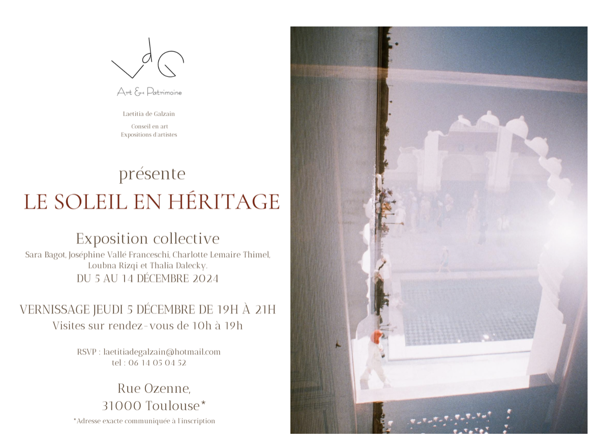 Le soleil en héritage - exposition collective - Artistes d'Occitanie