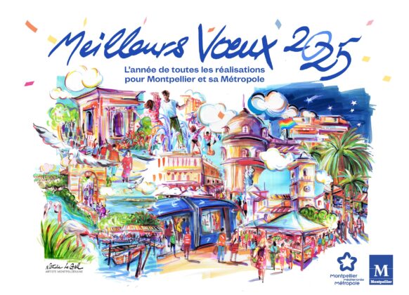 Montpellier confie ses vœux 2025 à Nathalie Le Gall - Artistes d'Occitanie